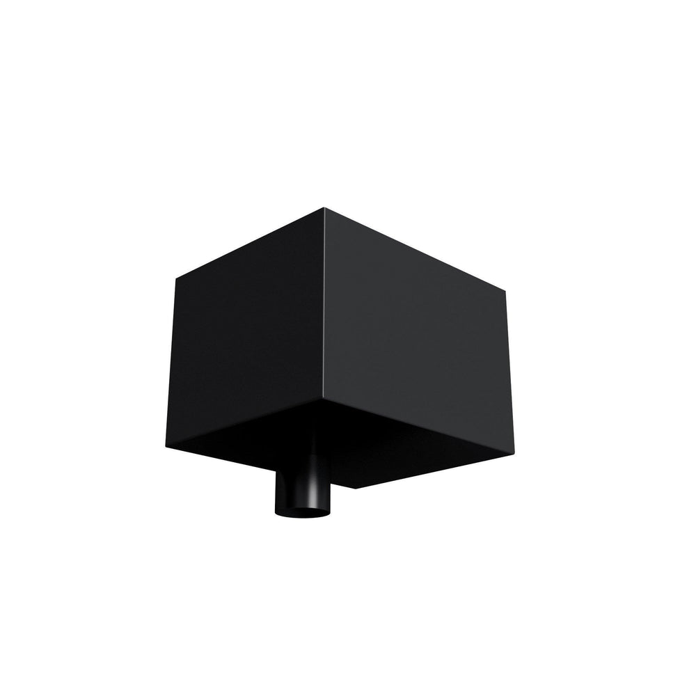 Aluminium Hopper Head 300x250x200mm (WxDxH) - 63mmØ