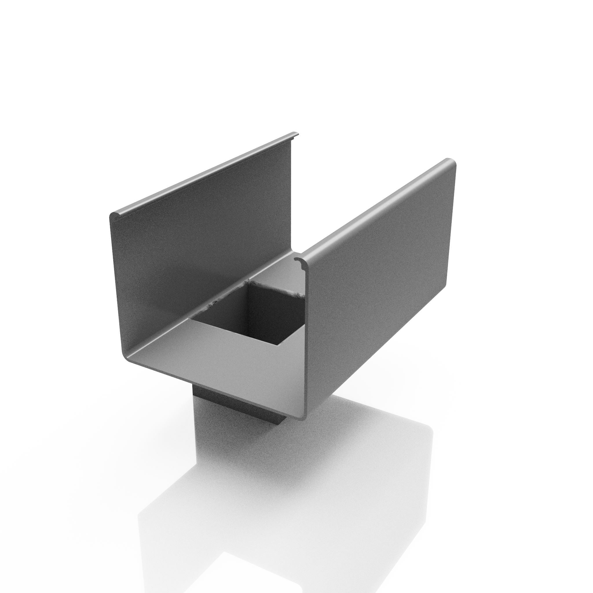 Aluminium Box Gutter Outlet - 72x72 - 135x100mm