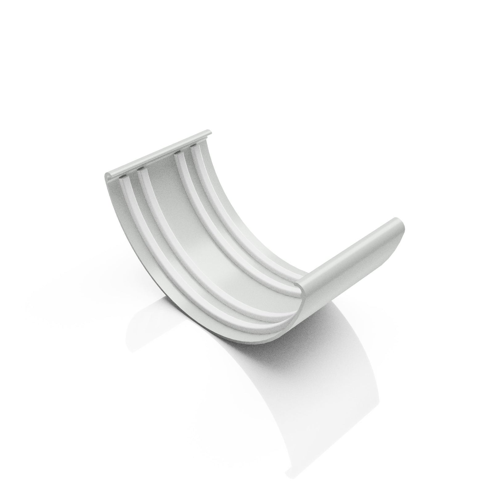 Half Round Aluminium Gutter Jointer - 125mm